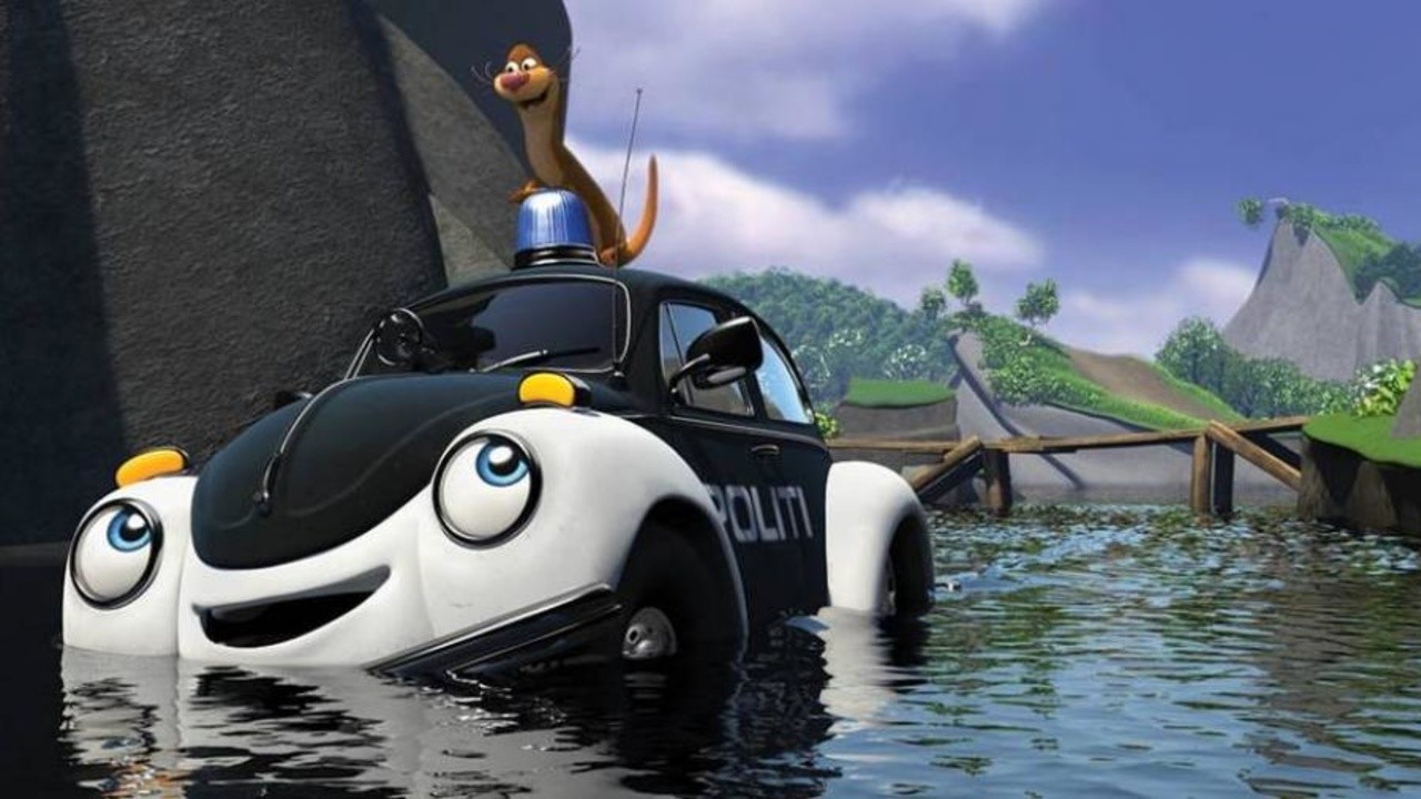 Pelle Politibil går i vannet (2009) | MUBI