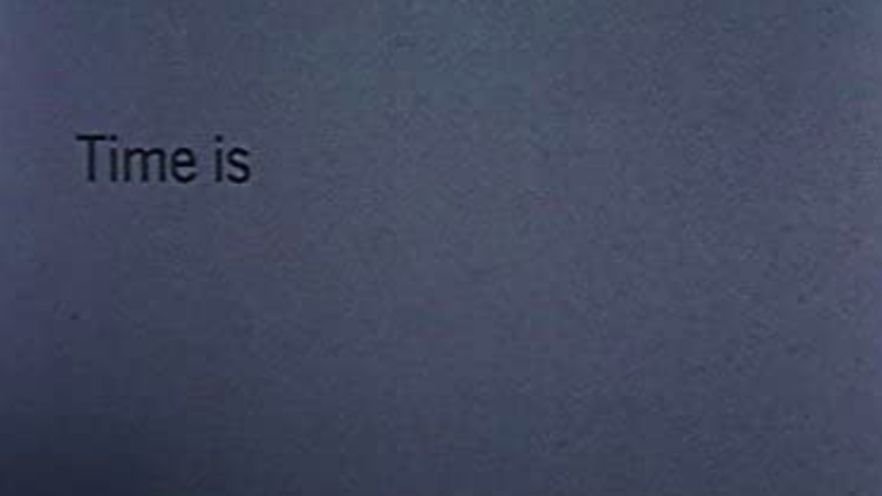 Time Is (1964) | MUBI