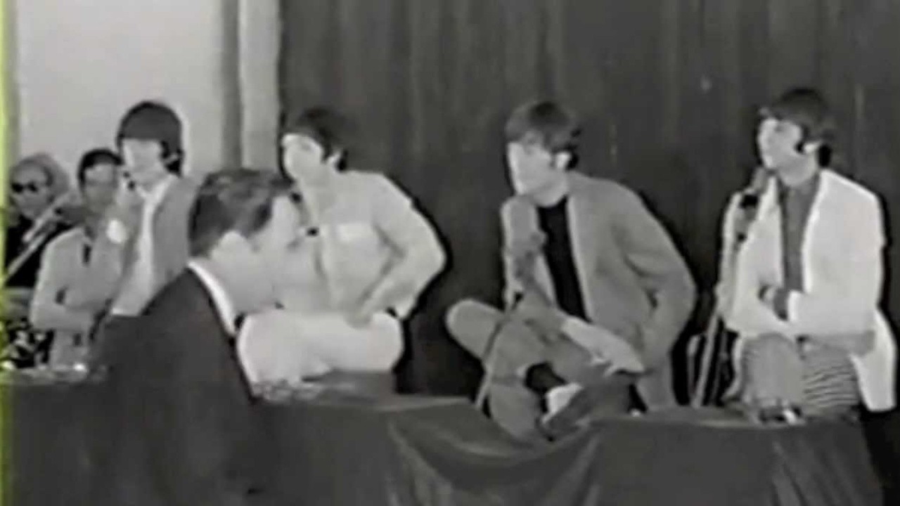 The Beatles: Press Conference, Capitol Records Tower, Los Angeles ...
