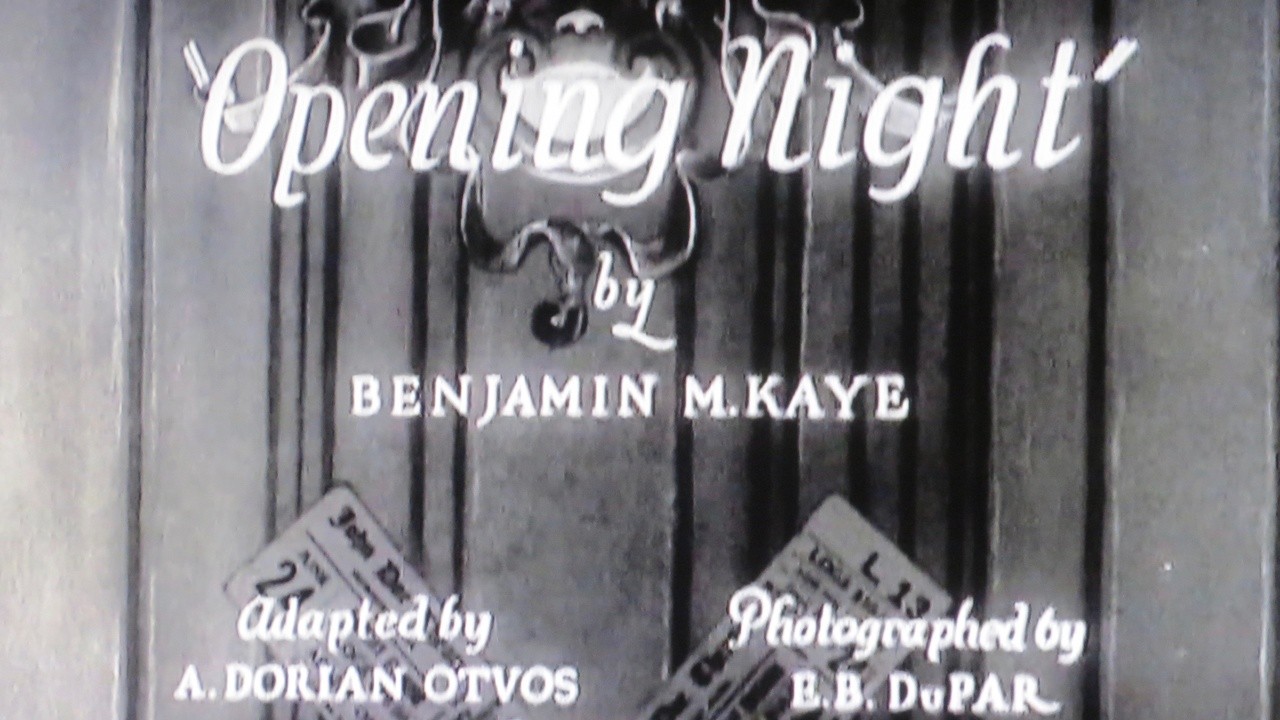 Opening Night (1931) | MUBI